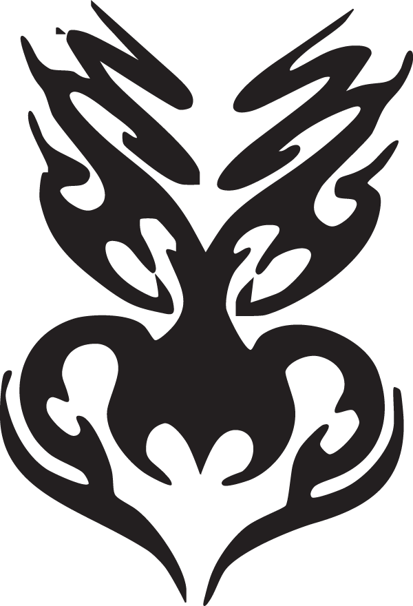 Vibrant Heart Tribal Decal - $4.95 : Decal City